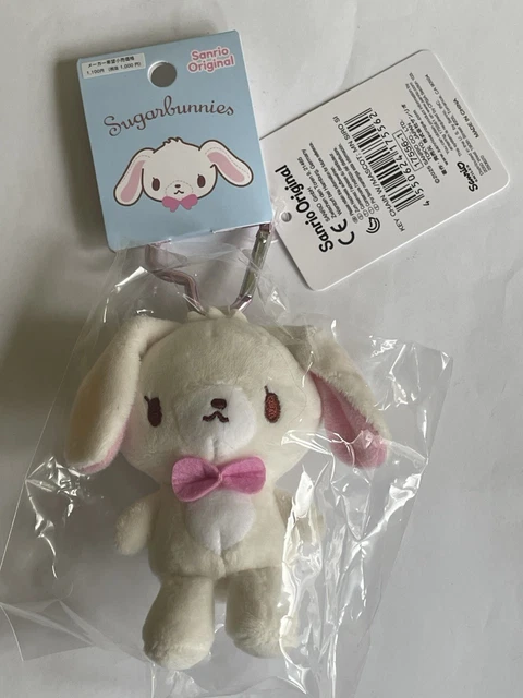 SANRIO SUGARBUNNIES SHIROUSA Mini Plush Mascot Holder Character Awards ...