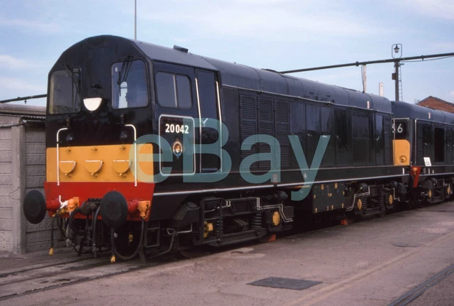 35MM RAILWAY SLIDE of Class 20 20042 @ Crewe Works - Copyright to Buyer ...