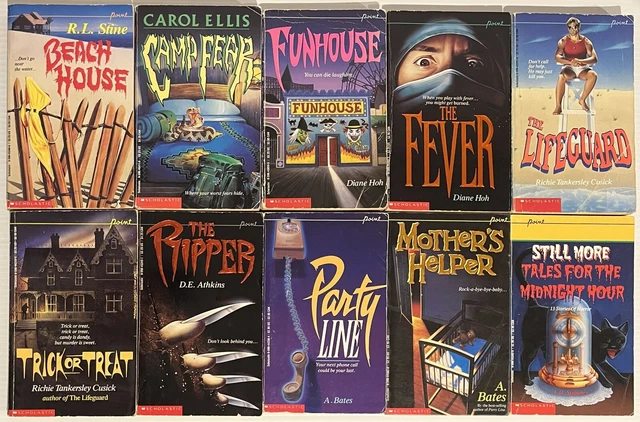 10X POINT HORROR Thriller Fiction Books R.L Stine Carol Ellis A Bates ...