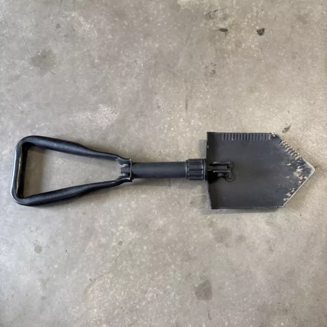 US ARMY FOLDING Spade E-Tool Genuine Military Issue Shovel Rescue ...
