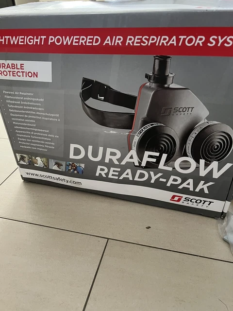 3M SCOTT SAFETY Duraflow air respirator FH 2 Ready pack with 2x p3 ...