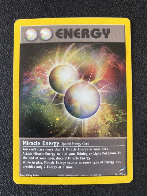 POKEMON CARD MIRACLE Energy Holo 16/105 ENG Neo Destiny EUR 28,50 ...