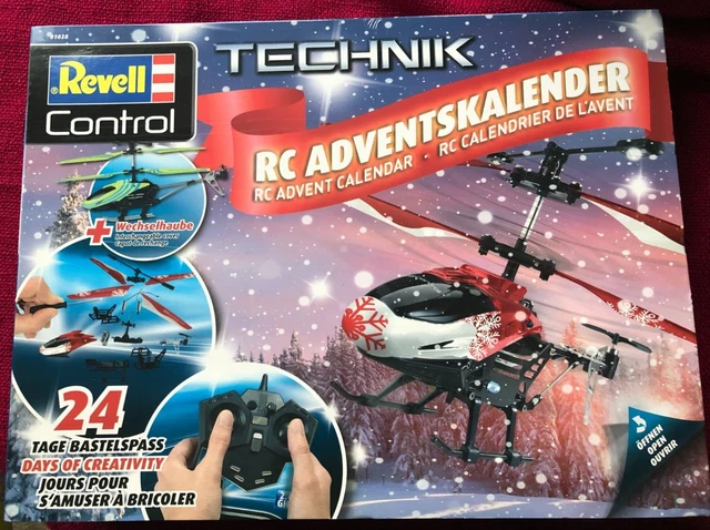 REVELL 01028 CONTROL Technik RC Helicopter Advent Calendar. Ages 8+ £30 ...