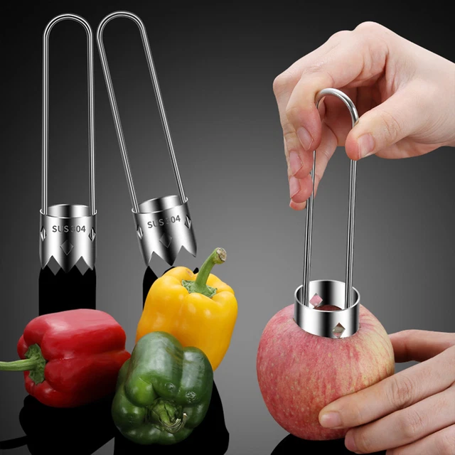 RED BELL PEPPER Seed Corer 2025 Upgraded Stainless Steel Apple Corer Red Bell UK £8.79 - PicClick UK
