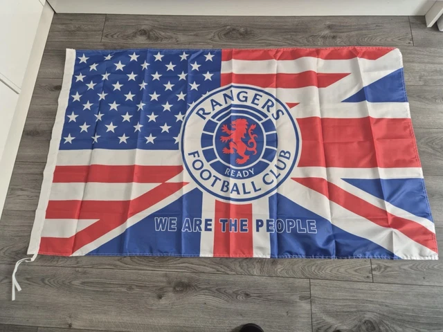 GLASGOW RANGERS FC flag 5ft x 3ft WE ARE THE PEOPLE £11.12 - PicClick UK