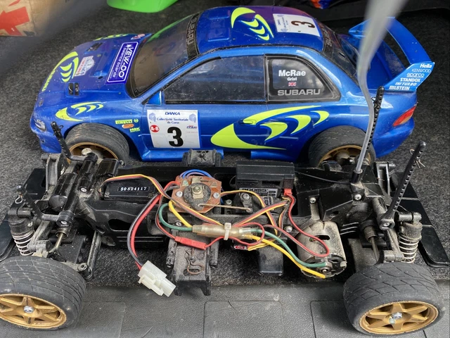 VINTAGE TAMIYA TT-01 Subaru Impreza WRC Richard burns Monte Carlo 1/10 ...