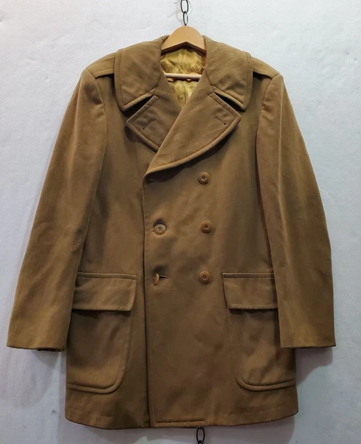 US WW2 REGULATION Army Officer's Wool Doeskin 3/4 Lengt Overcoat, 1940s ...