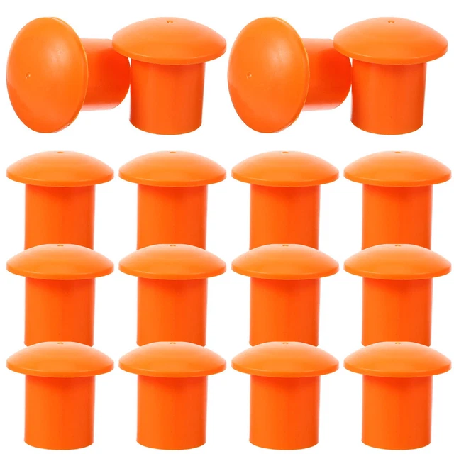40 PCS STEEL Bar Protective Cap Plastic Rebar Sleeve End Protector £24. ...