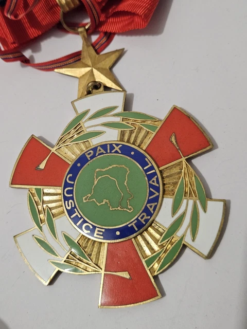 RARE CONGO ZAÏRE Commandeur Ordre National Du Mérite VERMEIL Order EUR ...