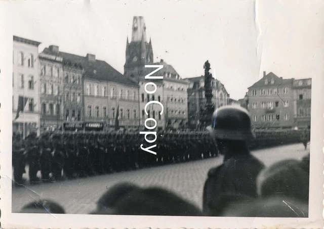 FOTO WW2 MILITARY: Polen Racibórz Ratibor Parade Wehrmacht 1939 X241 ...