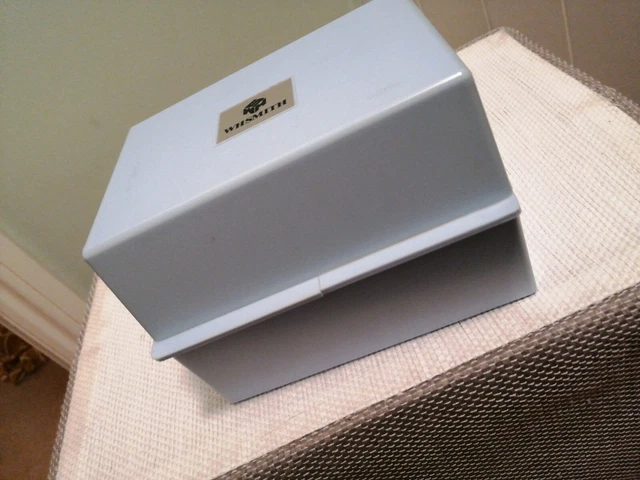 VINTAGE WHSMITH RETRO desk plastic A-Z storage file holder and inserts ...