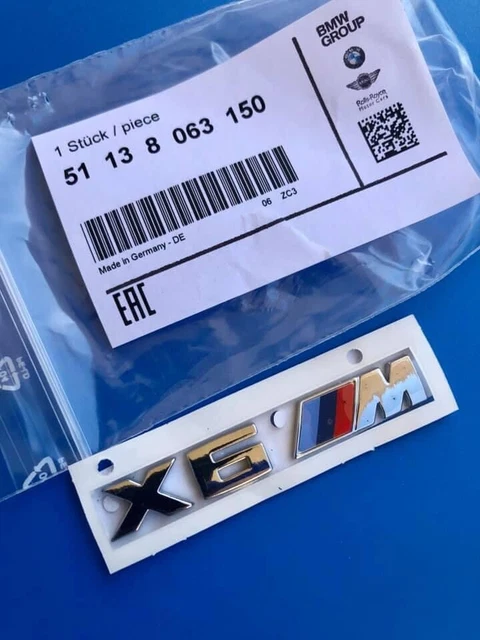 LOGO BADGE EMBLÈME Avant Calandre BMW X6 M F86 2014 X6M Original ...