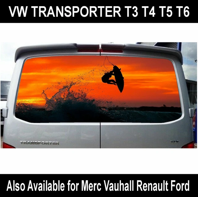VW TRANSPORTER VAN T5 Surfer Rear Door Decal Sticker Graphic - VWT002 £ ...