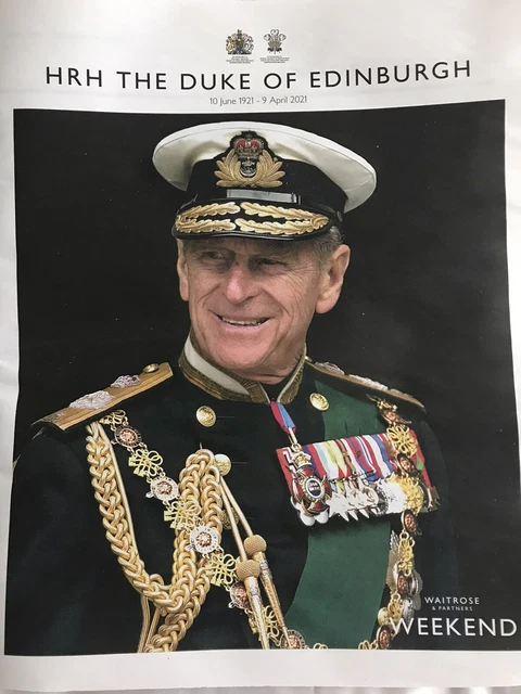 PRINCE PHILIP - Tribute Issue - Waitrose Newspaper EUR 11,34 - PicClick FR