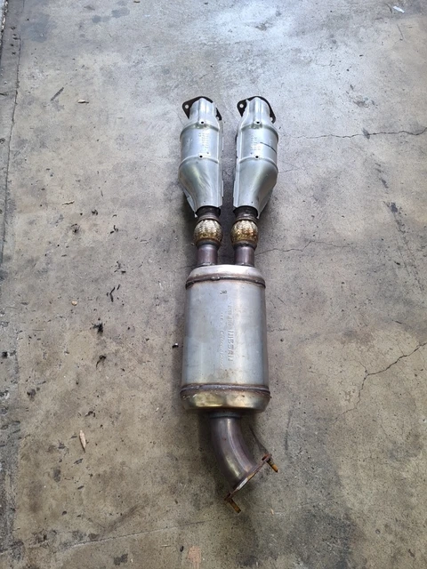 NISSAN R35 GTR Mid Pipe Y-Pipe Assembly, Catsonic Kansei, Oem, Vr38Dett ...