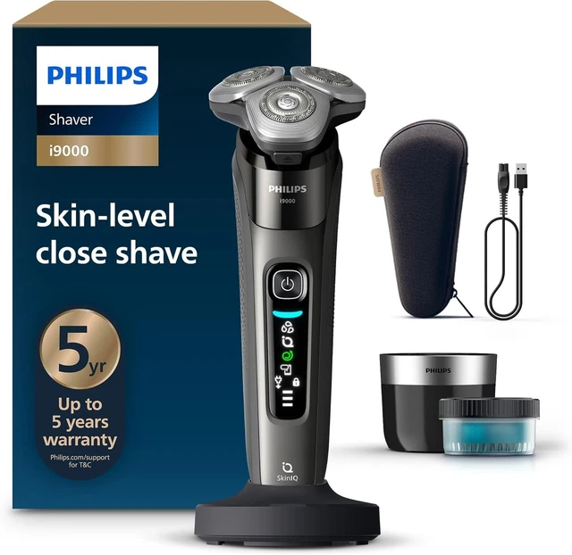 PHILIPS SHAVER I9000, Wet & Dry Electric Shaver, Dark Slate (Model ...