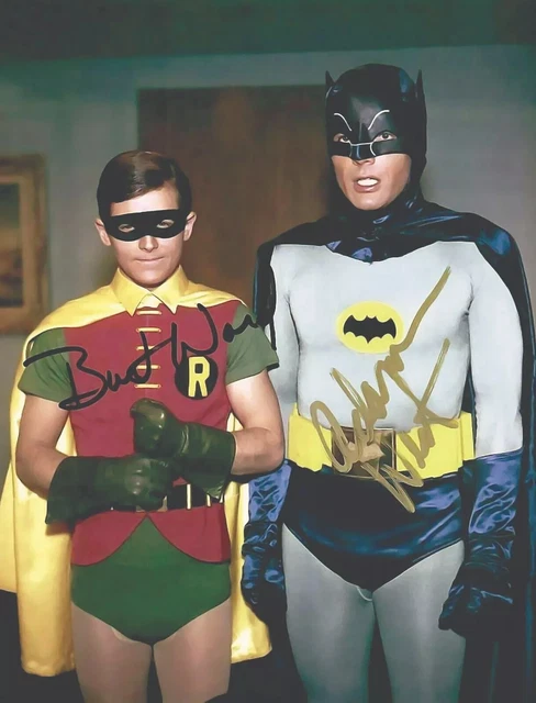 ADAM WEST & Burt Ward Batman Et Robin Reprint Photo Signée Taille 8"X11 ...