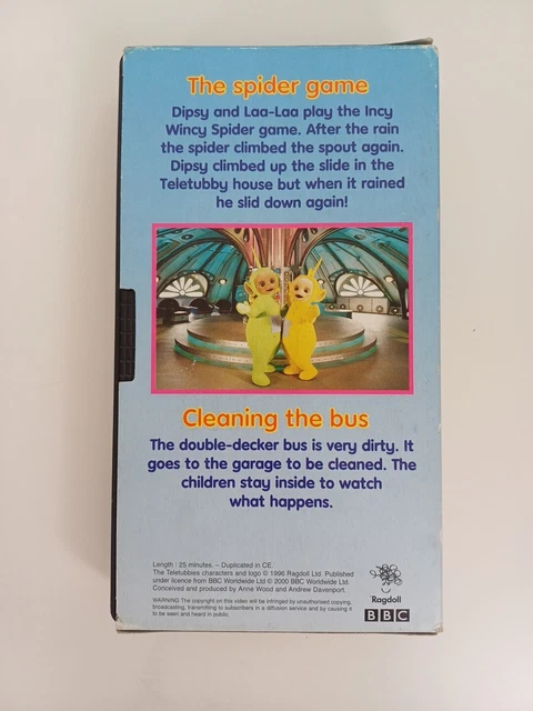TELETUBBIES THE SPIDER Game VHS Ragdoll BBC 2000 $13.55 - PicClick CA