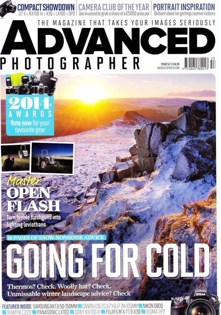 ADVANCED PHOTOGRAPHER magazine , with Premium compacts comparison ...