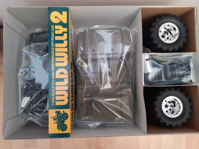 TAMIYA RC 58242 Wild Willy 2 WR-02 1:10 Assembly Kit No esc £146.30 ...