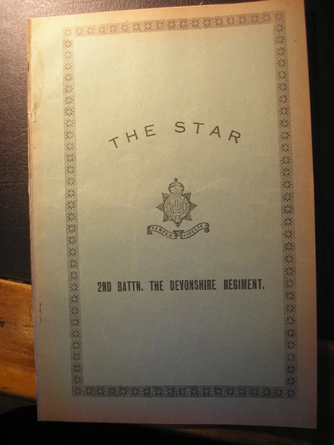 DEVONSHIRE REGIMENT INDIA Journal '24 British Army Military History ...