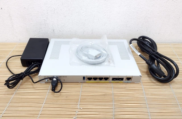 CISCO ISR1100-6G ISR1100 Router 4 GE LAN/WAN Ports 2 SFP ports 4GB EUR ...