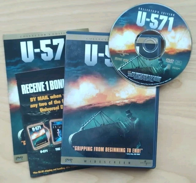 U-571 (UNIVERSAL STUDIOS, DVD, 2000) (Collector's Edition) Matthew ...
