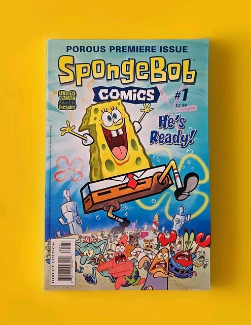 SPONGEBOB COMICS #1 Sherm Cohen A Cover United Plankton Pictures ...