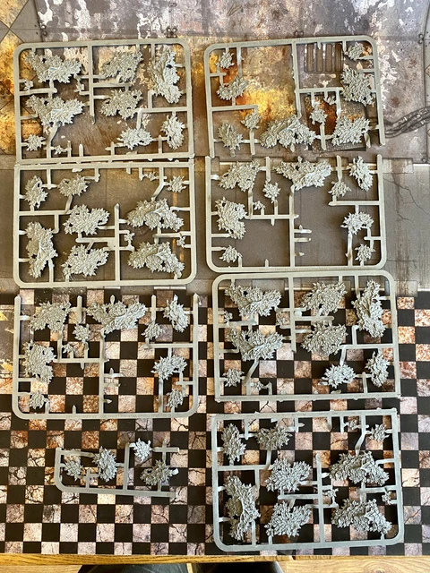 WARHAMMER CITADEL TREES Sprue Woods Foliage Leaves Scenery Age Of ...