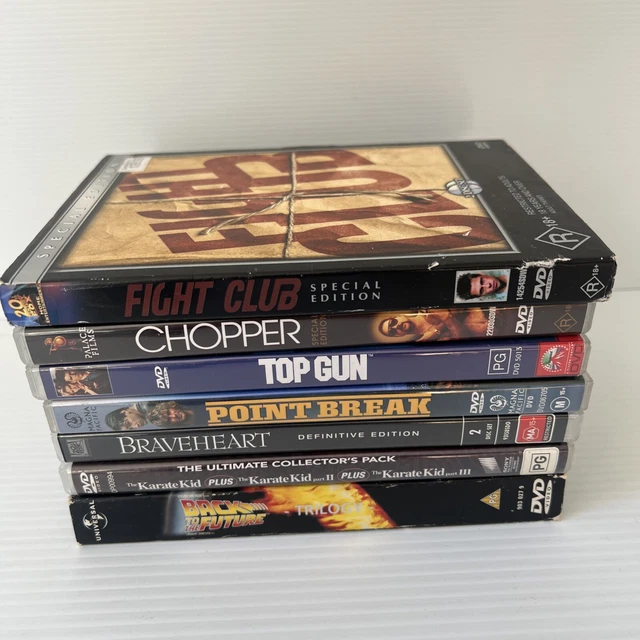 BLOCKBUSTER MOVIE BUNDLE Back To The Future Trilogy. Karate Kid 1 2 3 ...