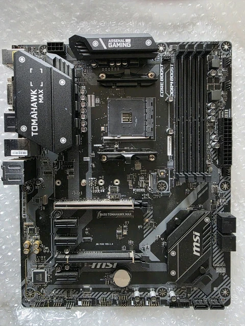 MSI B450 TOMAHAWK Max AM4 Motherboard £25.33 - PicClick UK