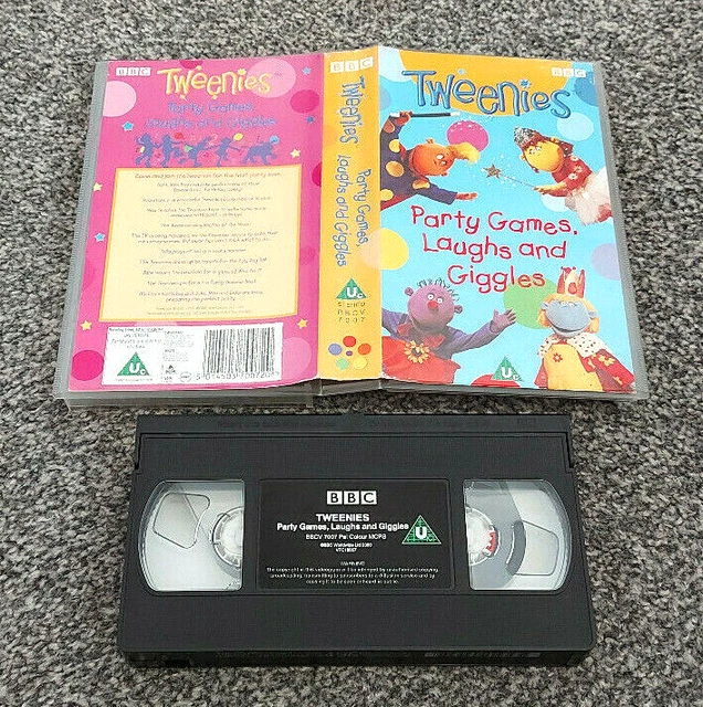 Tweenies Party Games Laughs And Giggles Vhs Video Tape New Eur 5 84