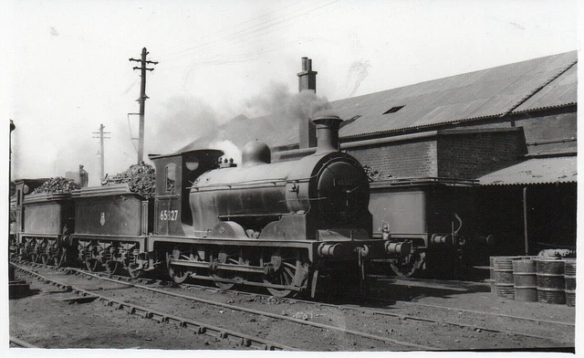 EX LNER CLASS J36 0-6-0 No 65327 at ST MARGARETS SHED YARD 18/4/55 R ...