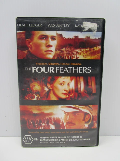 THE FOUR FEATHERS, Heath Ledger, VHS Tape, Vintage Video, Movie, MA15 ...