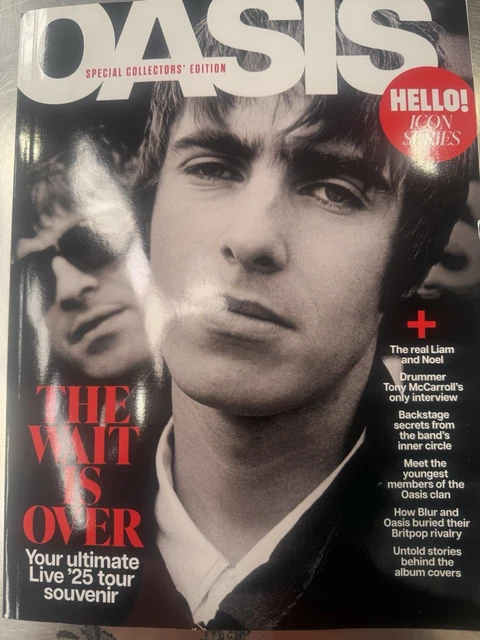 HELLO! MAGAZINE: OASIS, Liam Gallagher, Icon Series, Special Collector ...