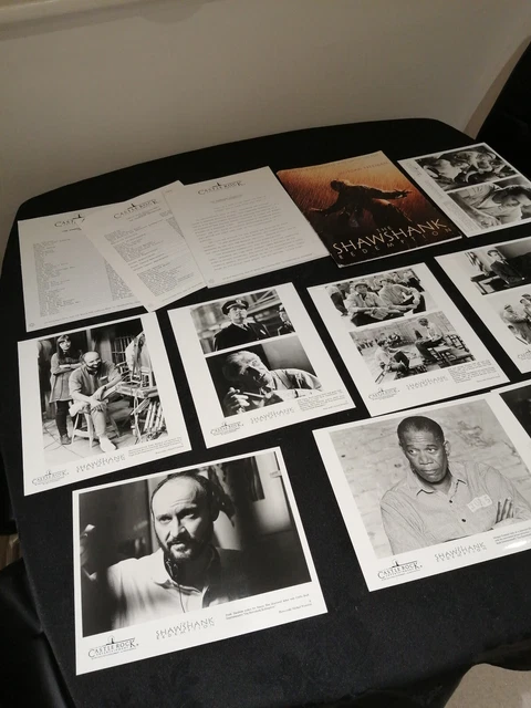 THE SHAWSHANK REDEMPTION (1994) Movie Press Kit Morgan Freeman Tim ...