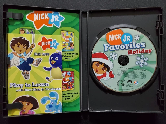 NICK JR FAVORITES Holiday DVD Oswald Blue’s Clues Little Bill ...