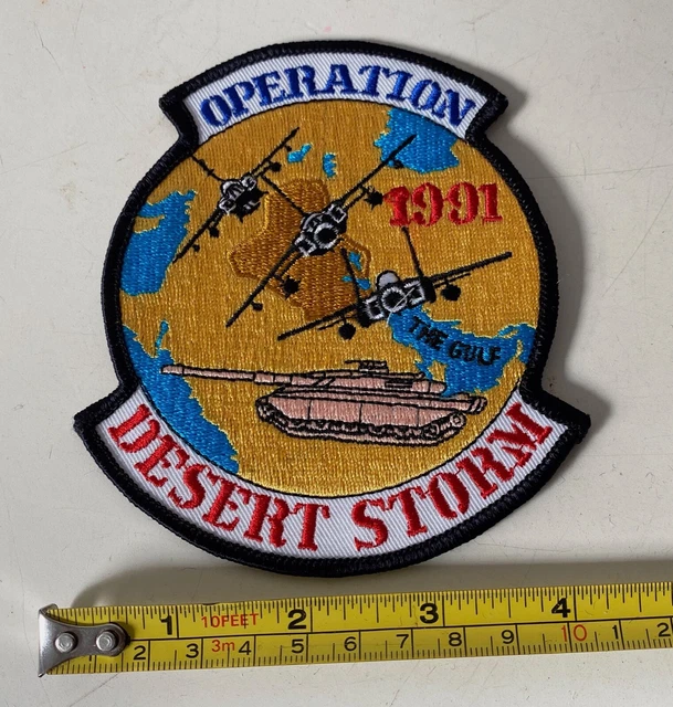 US ARMY / Air Force OPERATION DESERT STORM pilots / jacket badge ...