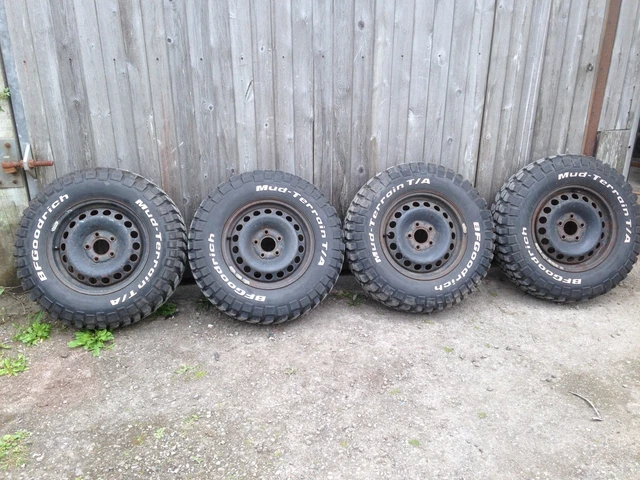 VW T25 / T3 T4 syncro wheels and tyres BF Goodrich MUD TERRAIN not ...