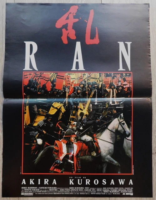 RAN AFFICHE ORIGINALE Poster 40/60 15/23 1985 Akira Kurosawa Tatsuya ...