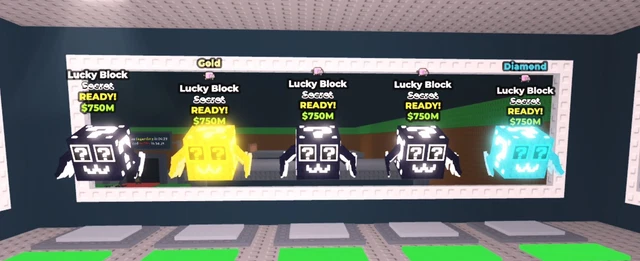 STEAL A BRAINROT 5 together Secret Lucky Blocks naan cat traits diamond ...