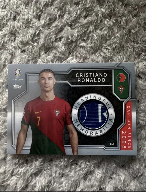 LEADER RELIC CRISTIANO Ronaldo Match Attax UFEA EURO 2024 euros 24 # LR ...