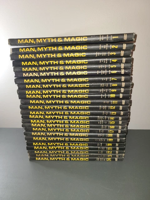 1970 MAN, MYTH & Magic Supernatural Encyclopedia 24-volume complete set £214.16 - PicClick UK