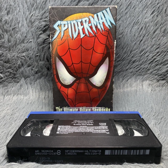 SPIDER-MAN: THE ULTIMATE Villain Showdown (VHS, 2002) Animated Marvel ...