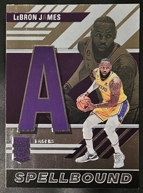 LEBRON JAMES 2023-24 Donruss Elite SPELLBOUND "A" Insert Card (no.37 ...