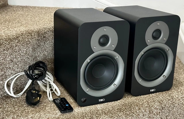 TIBO PLUS 3 Active Bluetooth / Aux / Digital In Hifi Monitor Speakers W ...