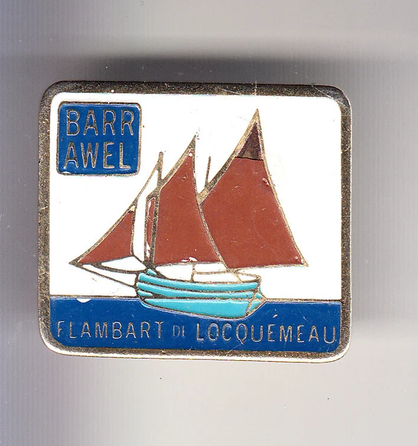 RARE PINS PIN'S .. Bateau Boat Voilier Voile Barr Flambart Locquemeau 29 ~Bt EUR 3,99 - PicClick IT