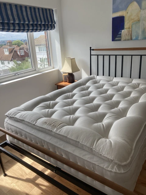 FEATHER AND BLACK King bed frame And Matching Bedside Cupboards £311.66 ...