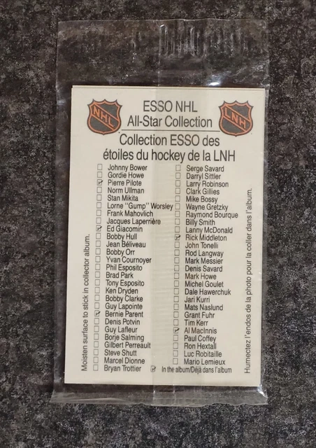 RARE 1988 ESSO Hockey Sealed Pack ERROR No Header Card , Bobby Orr Showing $15.00 - PicClick CA