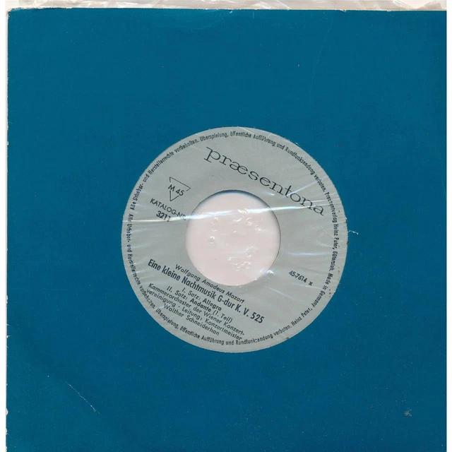 EINE KLEINE NACHTMUSIK - Single 7" Vinyl 28/08 EUR 5,99 - PicClick FR